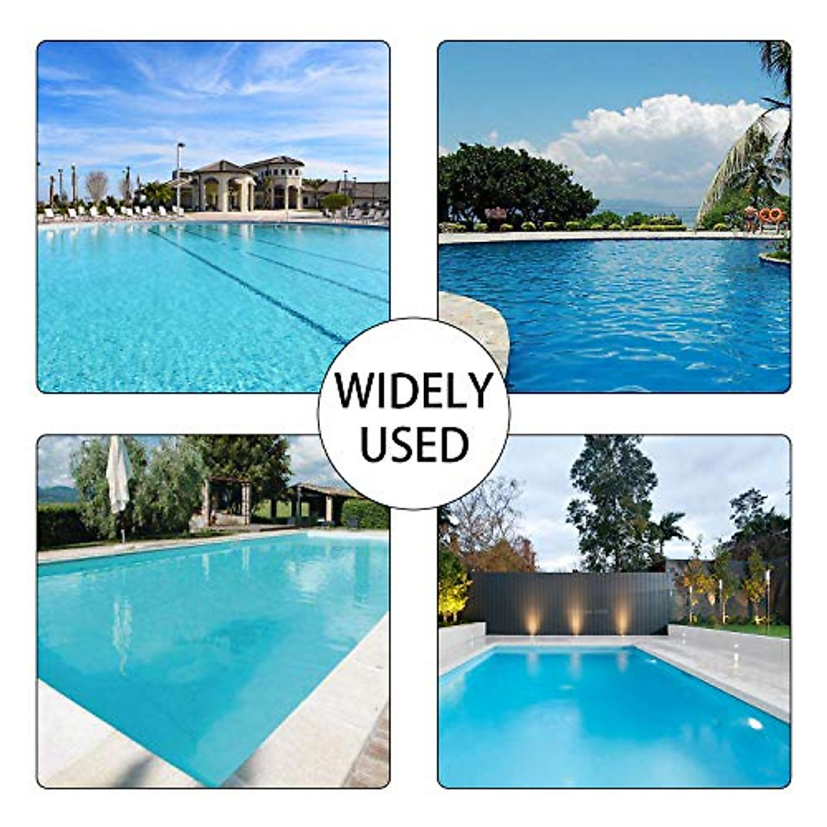 CREPRO Swimming Pool Nets, Professional Cleaning Pool Rakes/Fine Mesh Leaf Skimmers Rake Net for Removing Debris