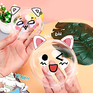 2Pcs Transparent Creative Nano Tape Bubbles, DIY Multiple Play Methods Intellectual Development Nano Tape Kneading Toys, Double Sided Nano Tape Elastic Bubble DIY Craft Kit, Party Supplies, Bubbles