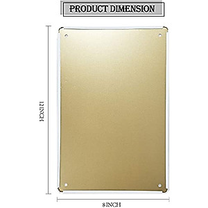 Retro Metal Tin Sign 8 X 12 Inches Dragonfly May You Touch Dragonflies Stars Dance with Fairies Metal Tin Sign Home Decoration Art Poster Metal Sign Tin Painting Novelty Wall Art Decorative Crafts