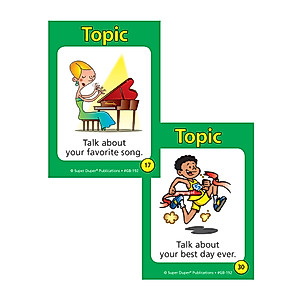 Super Duper Publications | TopicTalk Conversation & Social Skills Card Game | Educational Learning Resource for Children