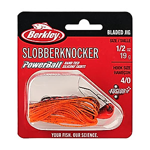 Berkley SlobberKnocker Fishing Jig, Fire Craw, 1/2 oz