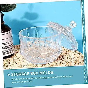 CORHAD 2 Pcs Box Storage Box Mold Jewelry Container Handmade Craft epoxy Jewelry epoxy Silicone jar Cosmetic Tabletop epoxy Storage Container Mold Crystal Silica Gel White Accessories