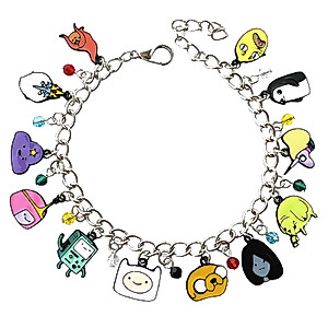 DreamWater Anime Cartoon Metal Charm Bracelet Gifts for Woman