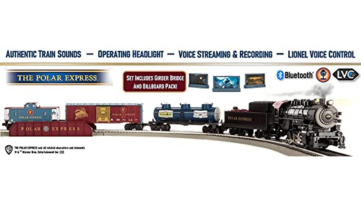 Lionel The Polar Express Electric Train Set with Bluetooth