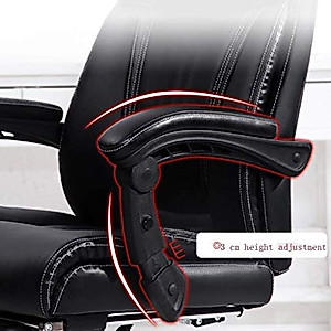 ZHAOLEI Executive Office Chair Ergonomic Heavy Duty Chair Leather Adjustable Swivel Comfortable Rolling Chair