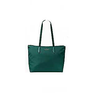 Kate Spade New York Mel Packable Nylon Tote (Deep jade)