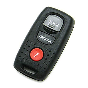 OEM Electronic 3-Button Key Fob Remote Compatible with 2004-2006 Mazda 3 2004-2005 Mazda 6 (FCC ID: KPU41846)