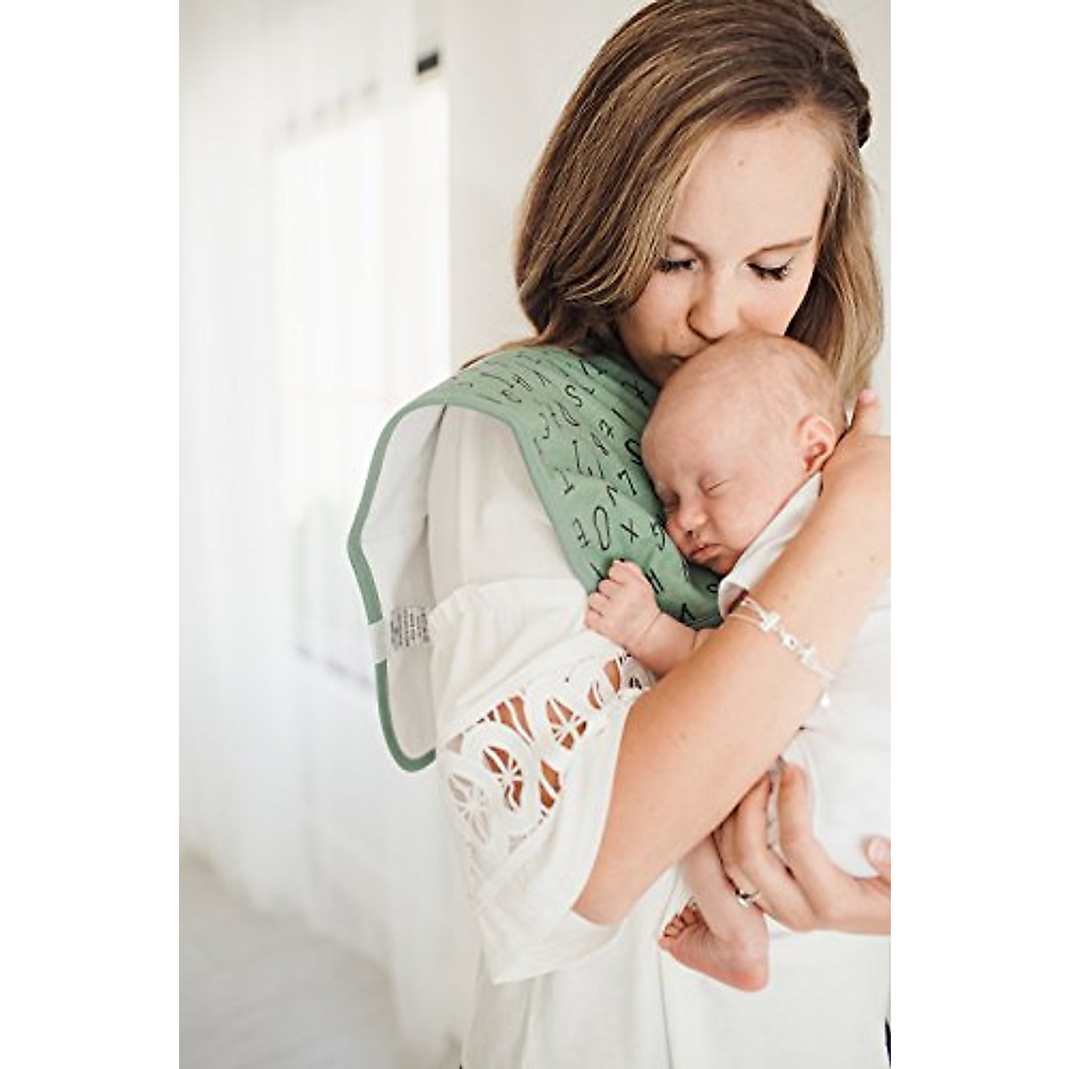 Copper Pearl Baby Burp Cloth Large 21''x10'' Size Premium Absorbent Triple Layer 3-Pack Gift Set “Chip Set