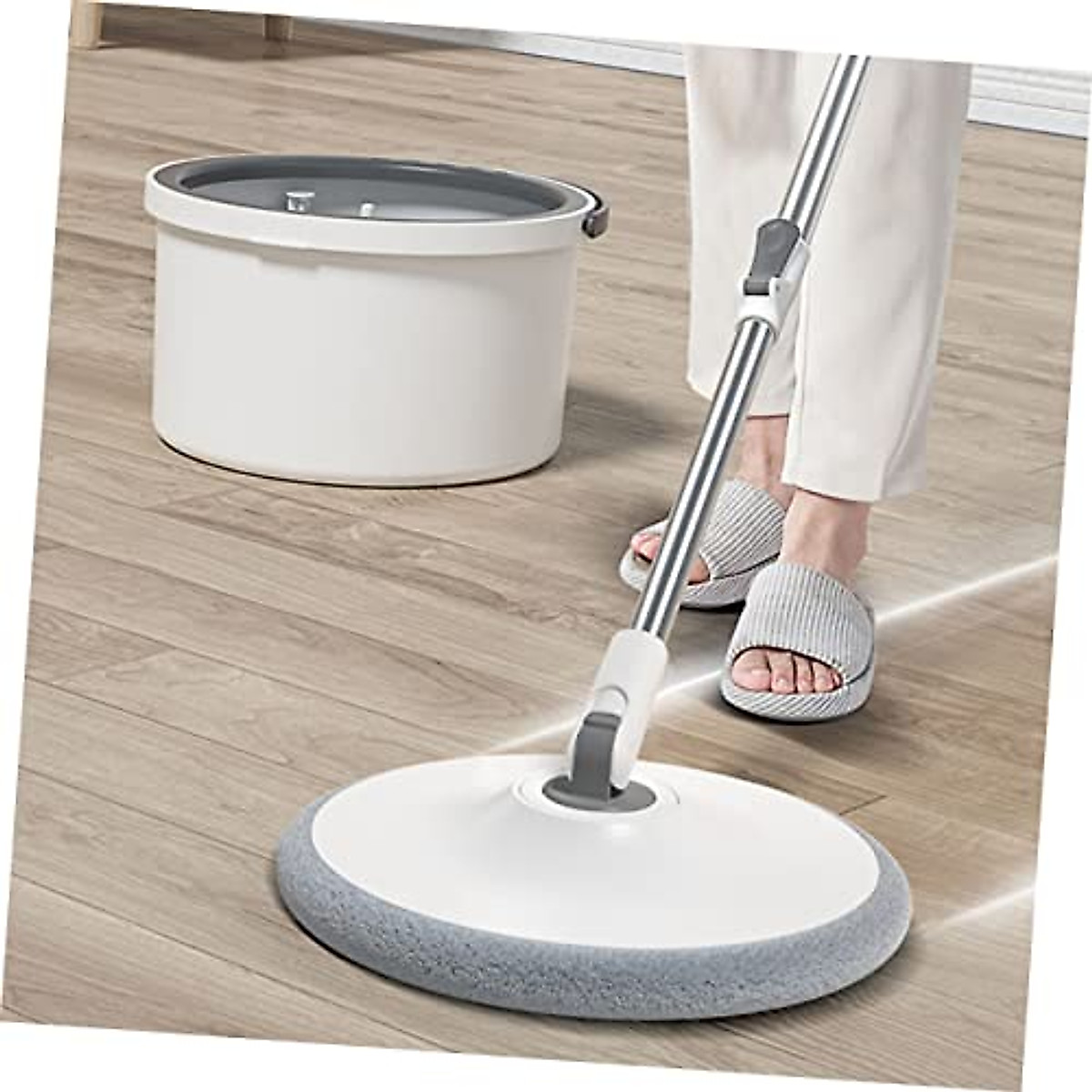 BUTIFULSIC 4 Pcs Replacement Mop Head Mop Heads Commercial Home Clearing Items Home Cleaning Clean Cloth Mop Pads Mop Household Clean Cloth Mop Head Only Mops Flat Mop Fabric