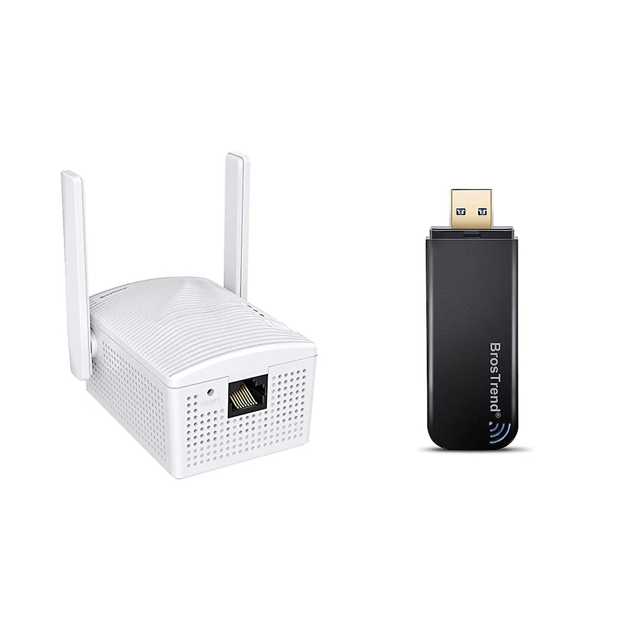 Bundle BrosTrend 1200Mbps USB WiFi Network Adapter for Laptop BrosTrend AC1200 Ethernet-2-WiFi Universal Wireless Adapte BrosTrend 1200Mbps USB WiFi Network Adapter for Laptop