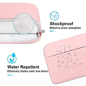 Lacdo Laptop Sleeve Case for 14 inch New MacBook Pro M2 / M1 Pro Max A2779 A2442 2023-2021, 13.5 inch Microsoft Surface Laptop 5 4 3 2 1/13.5" Surface Book 3 2 1 Computer Bag Water Resistant, Pink