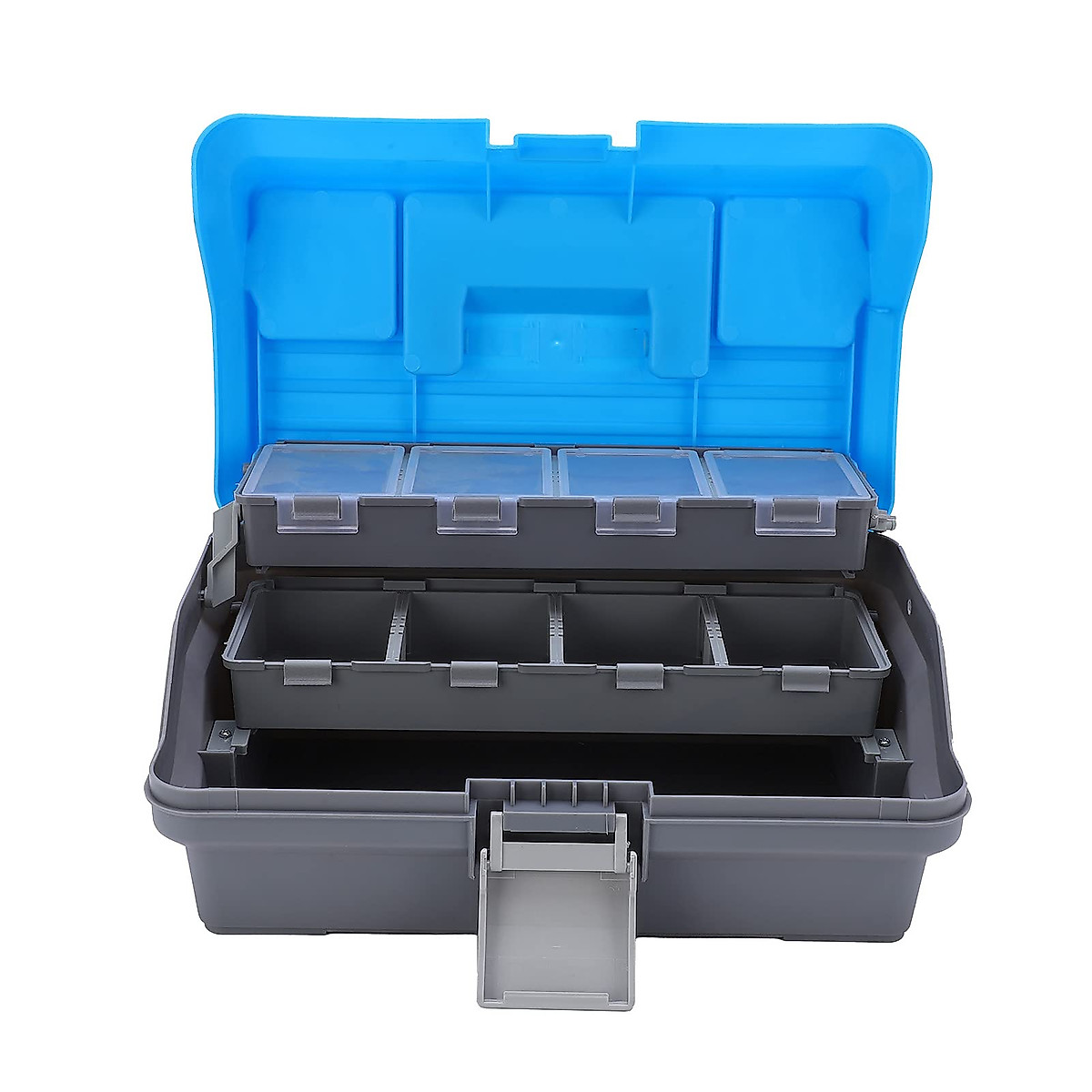 Waterproof Fishing Box, with Ergonomic Handle Fishing Tackle Box Three-layer Fishing Tackle Box for Store Fishing Gear