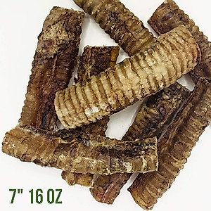 Green Butterfly Brands Dog Chews – Beef Trachea Dog Treat Chew Made in USA. Grass Fed Farm-Raised American Beef. Glucosamine Rich for Healthy Joints. All Natural Dental Chew (7" 16 OZ)