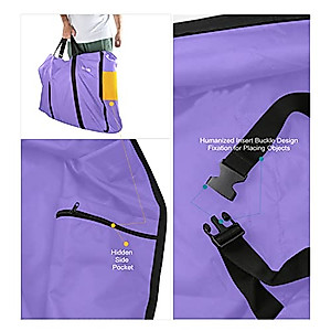 Travel Bag for Rollator Walker - Rollator Travel Bag - for Folding Walkers Compact Wheelchair Transport Chair Folding Walker Bag Portable Extra - Large Carry Bag Nylon Walker Bag OneSize Purple