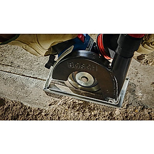 BOSCH GWS18V-10N 18V Brushless 4-1/2 – 5 In. Angle Grinder with Slide Switch (Bare Tool), Black