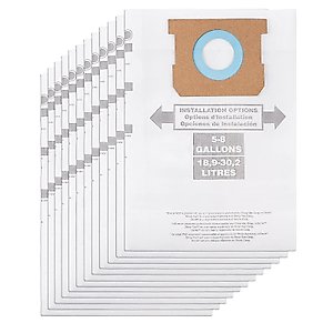 12 Pack 90661 Shop Vac Bags 5-8 Gallon Compatible with Shop Vac 5 to 8 Gallon Shop Vacuum, 9066100, by KEEPOW