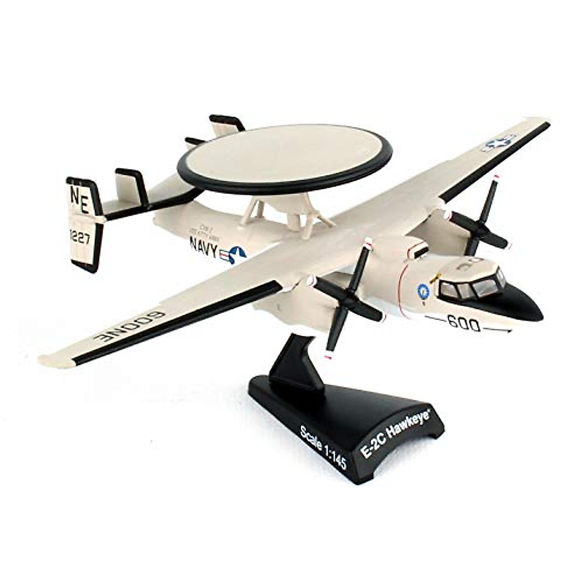 Daron Worldwide Trading Postage Stamp USN E-2C Hawkeye 1/145 Vaw-116 Sun K Airplane Model