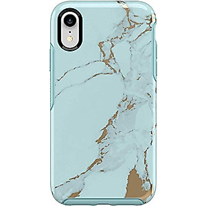 OtterBox Symmetry Series Slim Case for iPhone XR (Only) - Non-Retail Packaging - Teal Marble