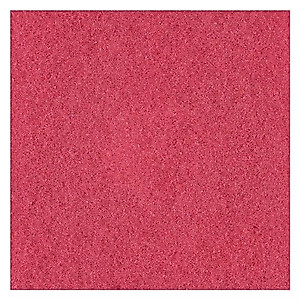 Boardwalk Buffing Floor Pads, 18" Diameter, Red, 5/Carton