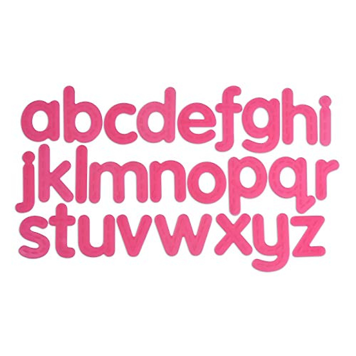 TickiT SiliShapes Trace Alphabet - Set of 26 - Transparent Silicone Letters With Traceable Broken Lines and Directional Arrows - Lowercase - Teach Letter Recognition and Formation