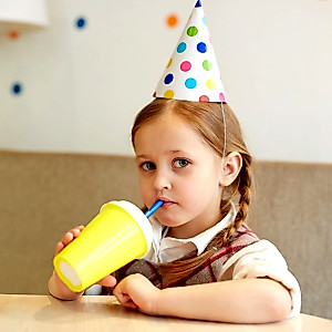 50 Pcs Jumbo Smoothie Straws,Disposable Plastic Colorful Boba Straws.