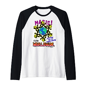 Felix The Cat Always Up To Something Raglan Baseball Tee