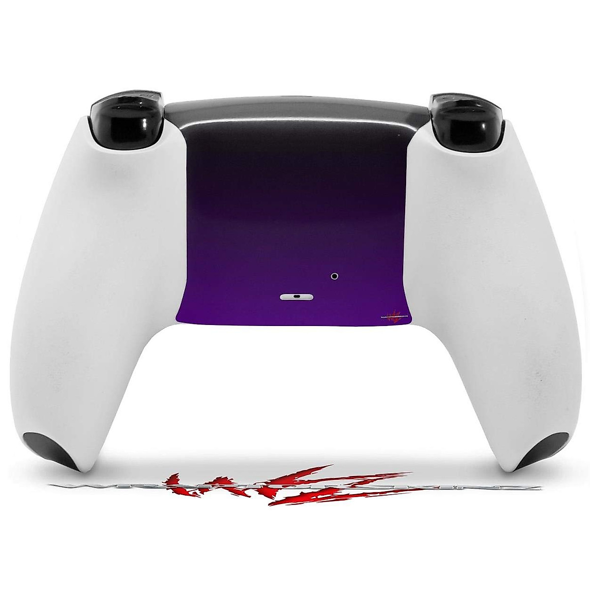 WraptorSkinz Skin Wrap compatible with Sony PS5 DualSense Controller Smooth Fades Purple Black (CONTROLLER NOT INCLUDED)