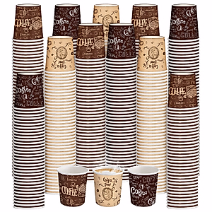 Dingion 900 Pack 4oz Small Disposable Espresso Coffee Cups Hot Cold Drinking Paper Cups for Home, Office, Cafe, Restaurant, Travel, Party, Picnic, Travel and Events