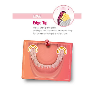 Perioe Himalayan Pink Salt Toothbrush, Small (1 Count) | Compact Head, Soft Bristle Manual Toothbrush Infused with Himalayan Pink Salt for Deep Cleaning Tartar Plaque, Sensitive Gums & Teeth Oral Care