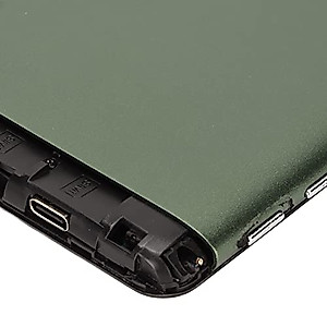 Cosiki HD Tablet, 2.4G 5G WiFi 8800mAh 10.1 Inch Tablet 1960x1080 IPS Front 5MP Rear 13MP Green for 11.0 for Reading (US Plug)