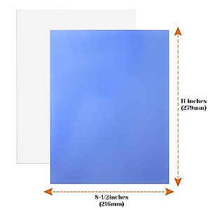 Colored Vellum Paper 8.5 x 11, Cridoz 9 Colors Transparent Clear Vellum Paper Translucent Tracing Paper Printable Vellum Drafting Sheets for Printing Drawing Ink Jet Laser Printer