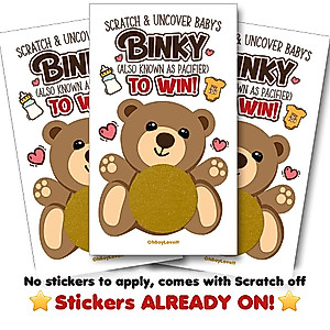 Oh Boy Love It Baby Shower Scratch Off Game (Teddy)