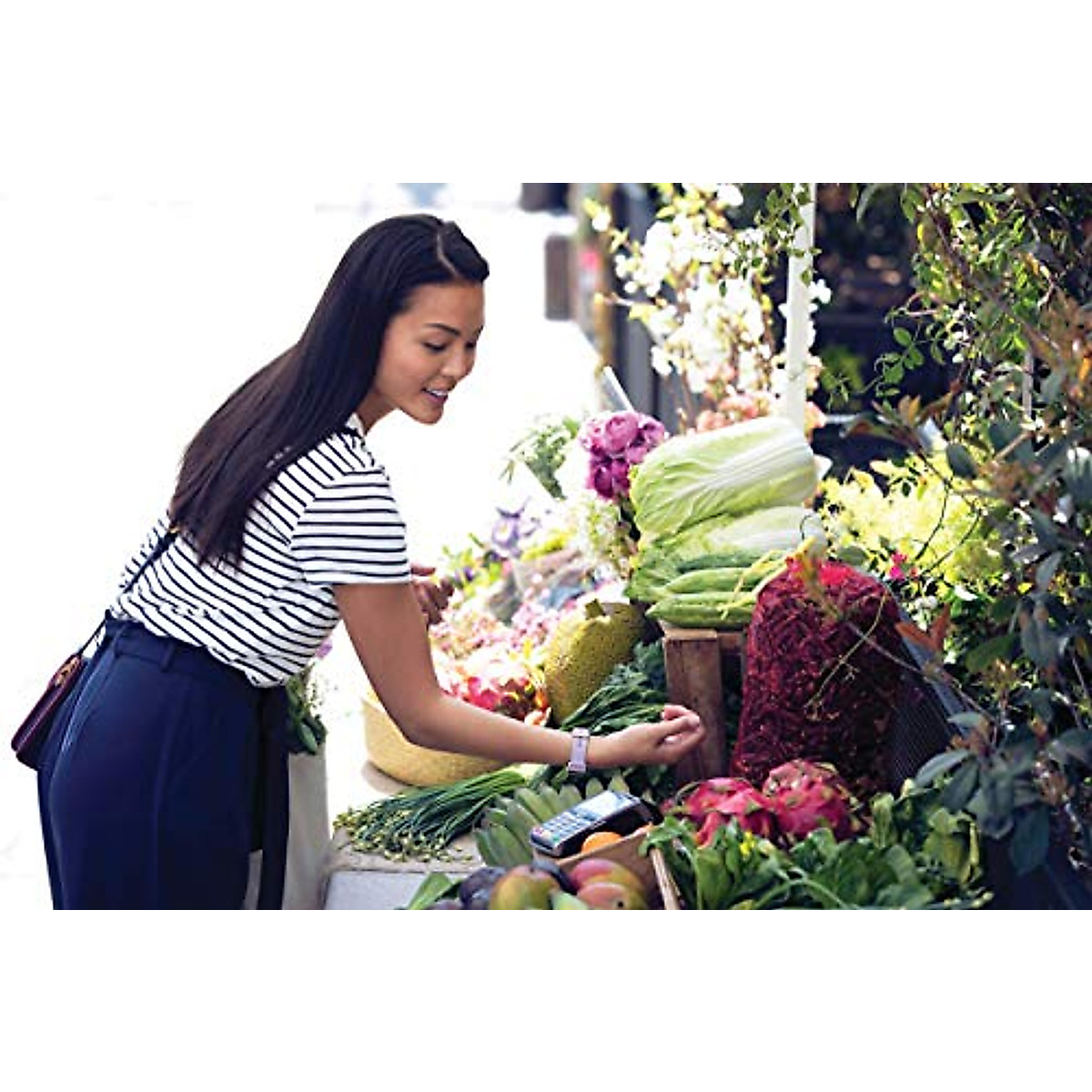 Fitbit Charge 3 SE Fitness Activity Tracker, Lavender Woven, One Size (S & L Bands Included) (Renewed)