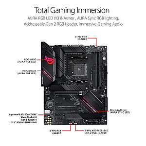 ASUS ROG Strix B550-F Gaming AMD AM4 ATX Motherboard with WiFi 6, PCIe 4.0, 2.5Gb LAN, HDMI 2.1, Aura Sync