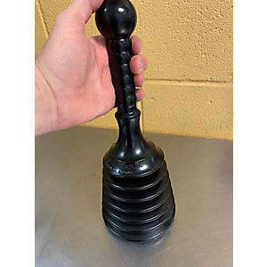 Rocky Mountain Goods Sink Plunger - Unclogger for Sink, Kitchen, Bathroom, Drains, Floor Drains, Bathtub - Power Plunger Bellows Design for 3X More Water Displaced - Better Seal Than Standard Plunger