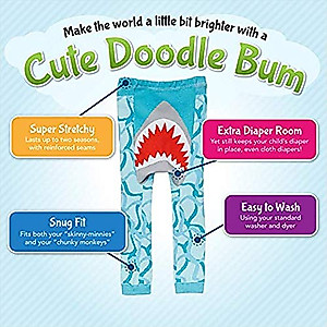 Doodle Pants Space Collection 3M-24M Toddler Boys, Girls & Baby Legging (Constellations Legging, S (3M-12M))