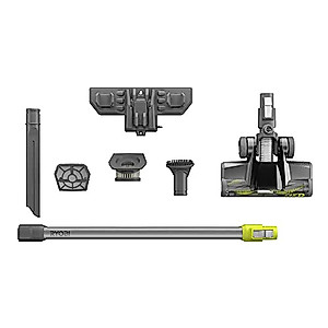 RYOBI 18V ONE+ Brushless Compact Stick Vacuum P724B with 4Ah Battery, (Bulk Packaged, No Retail Packaging)