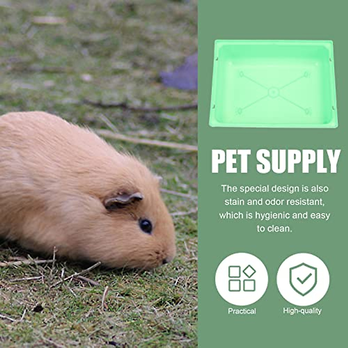 iplusmile Pans Nest Dogs Kennels Cage House Mice Crate Bedding Tray Crates Trainer Rabbits Small Animal Bottom Chinchillas Floor Replaceable Rat Habitats Cages Replacement Light Cat Gerbil