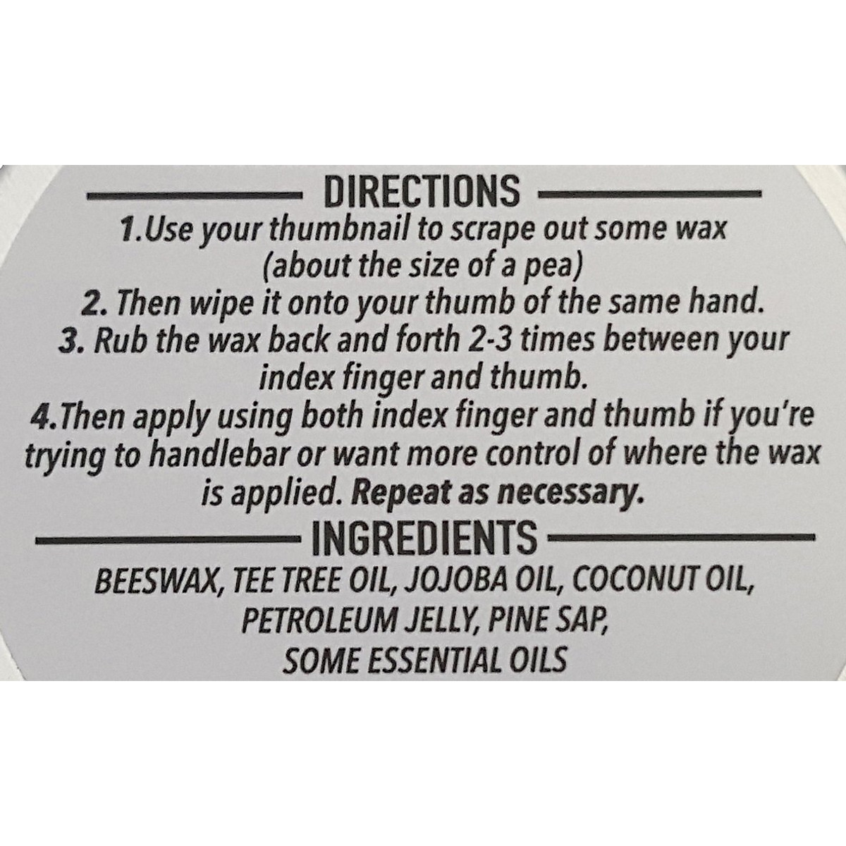 Fisticuffs Cigar Blend Strong Hold Mustache Wax 1 OZ. Tin