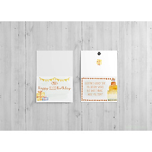 Red Door Inspirations Funny Belated Happy Birthday Card, 25 cards and envelopes (Belated Birthday - Humorous)