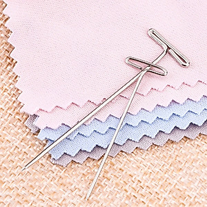 Blulu Steel T-pins for Blocking Knitting, Modelling and Crafts 150 Pieces (2 Inch, 1-1/2 Inch)