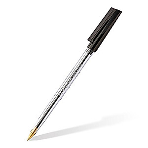 STAEDTLER Stick 430 M-9 Ballpoint Pen Medium - Black (Box of 10)
