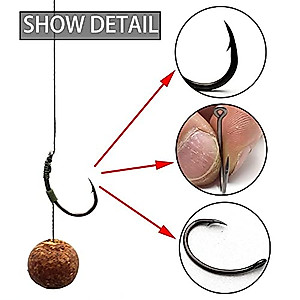 Fishinghooks 3 0PCS, Sea Water/Freshwater Fish Hook, High Carbon Steel Coated Puncture Fishing Accessories Fish Hook Fishing Hook (Color : 2#, Size : 30pcs)