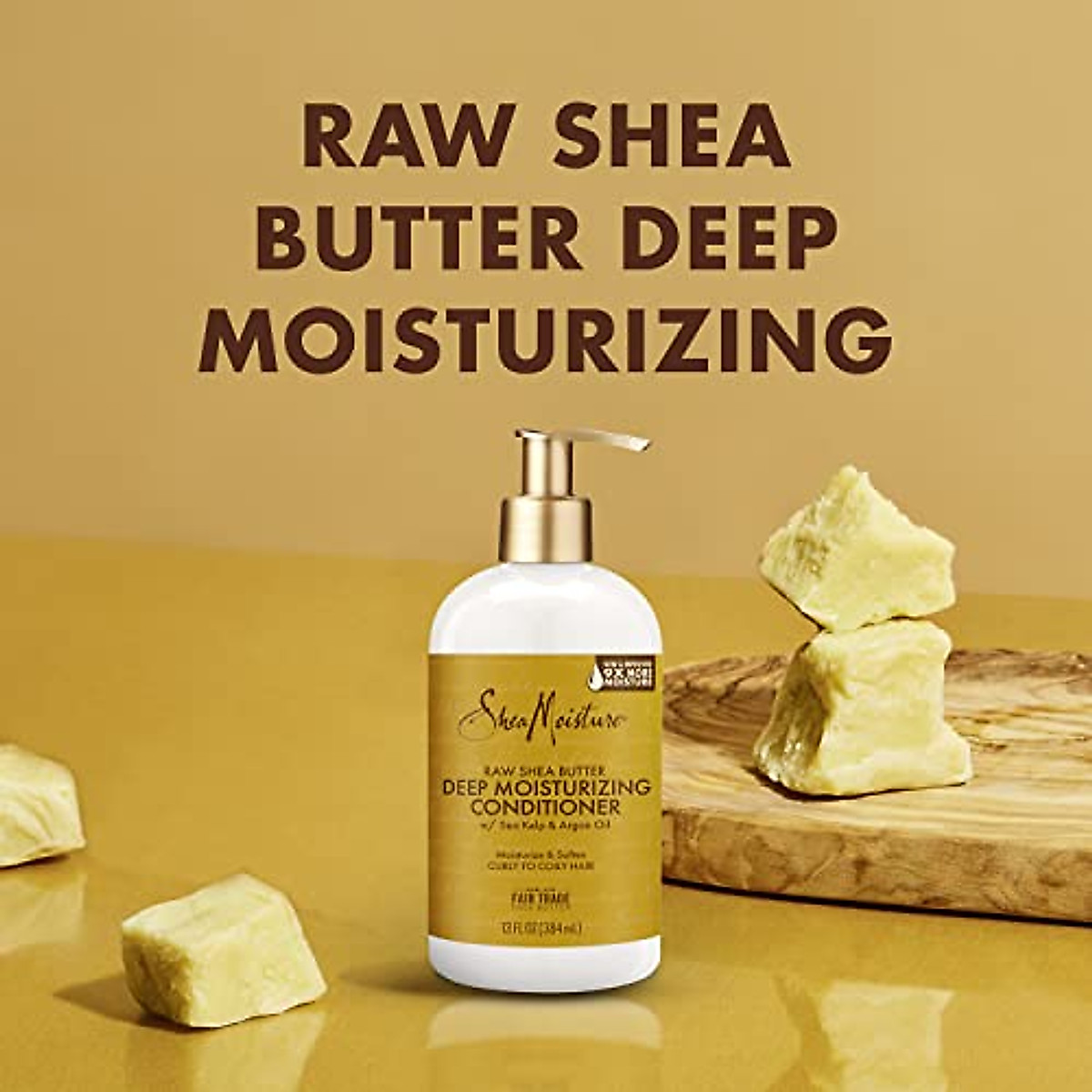 SheaMoisture Restorative Conditioner for Dry, Damaged Hair Raw Shea Butter Silicone Free Conditioner for Curly Hair 13 oz