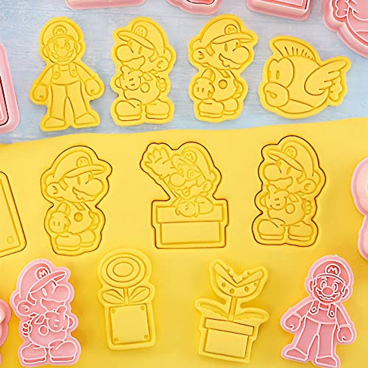 Mario Cookie Cutters, Mario Cookie Cutter Set, Mario Bros Cookie Cutter ...