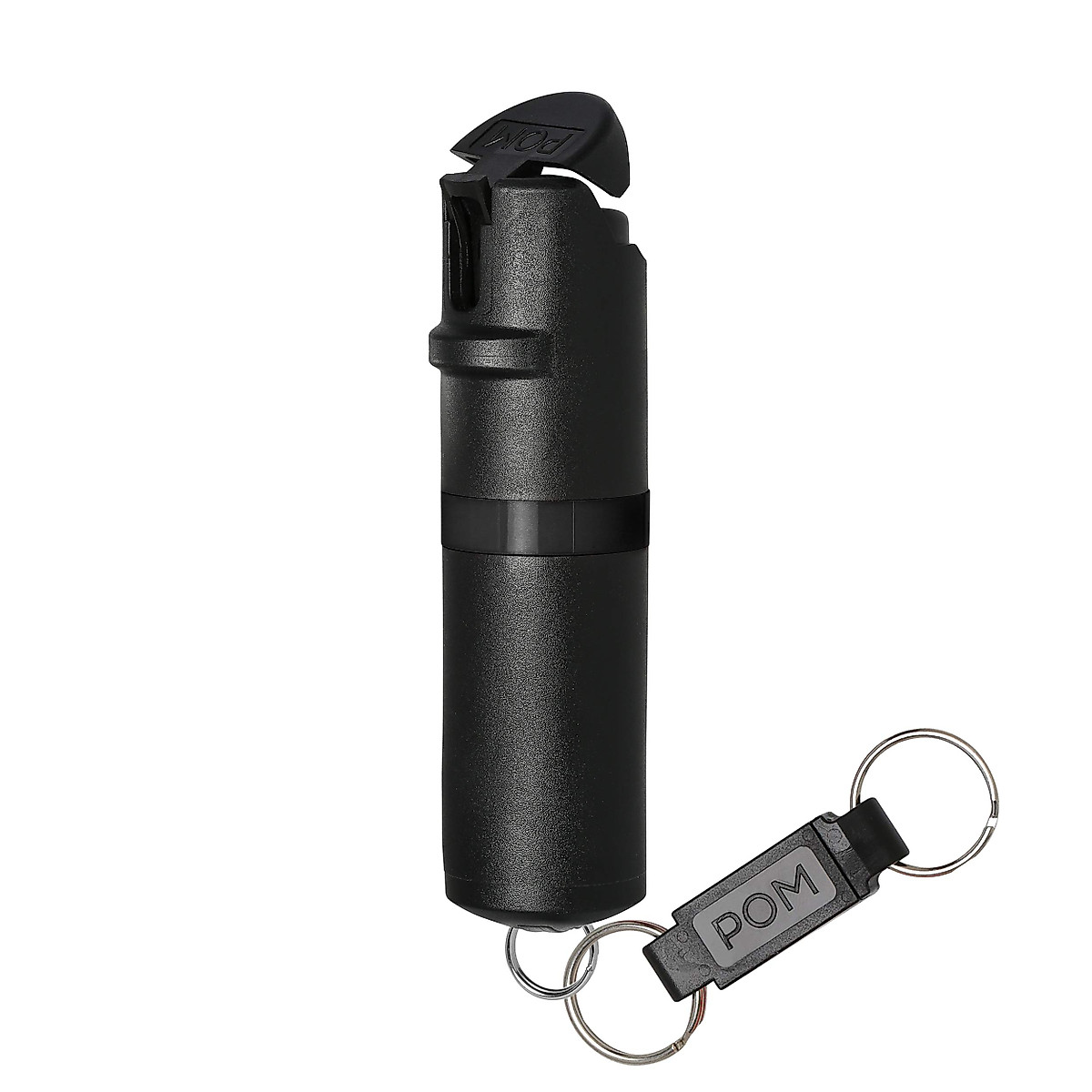 POM Pepper Spray Combo Pack Clip & Keychain - Maximum Strength OC Spray Self Defense- Tactical Compact & Safe Design - 25 Bursts & 10 ft Range - Stream Spray Pattern