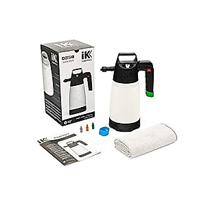 The Rag Company Goizper Group iK Sprayers - Foam Pro 12 / Foam Pro 2 / Multi Pro 2 Pump Sprayer Combo Kit with Premium Microfiber Towels Professional Auto Wash & Detailing, Dry/Wet Foam Spray