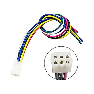 NTSUMI 27070 6 pin Control Harness Repair Fit for Western Fisher Snow Plow, Controller Repair Wiring Harness Plug