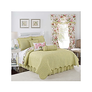 Waverly Emmas Garden Modern Floral Square Decorative Throw Pillow, 18" x 18", Blossom