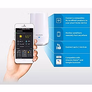 AcuRite 09155M AcuRite Access for Remote Monitoring of AcuRite Weather Stations, Compatible with Amazon Alexa